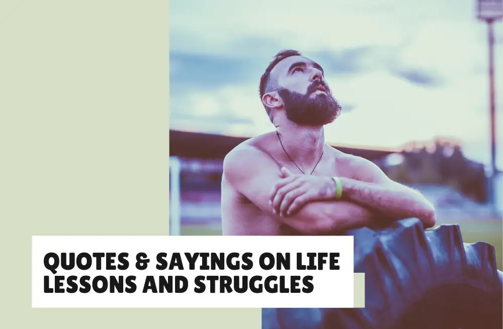 Quotes On Life Lessons And Struggles (Growth Through Hardship)